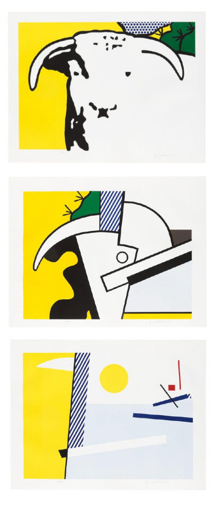 Bull Head Series ROY LICHTENSTEIN - Sims Reed Gallery